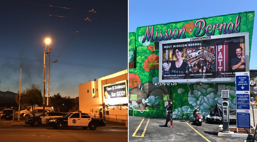We're on a billboard! — Secession Art & Design