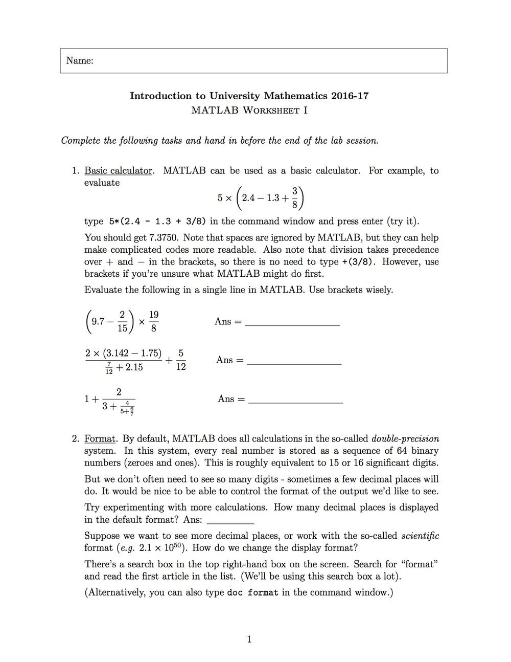 Mathematics — Siri Chongchitnan