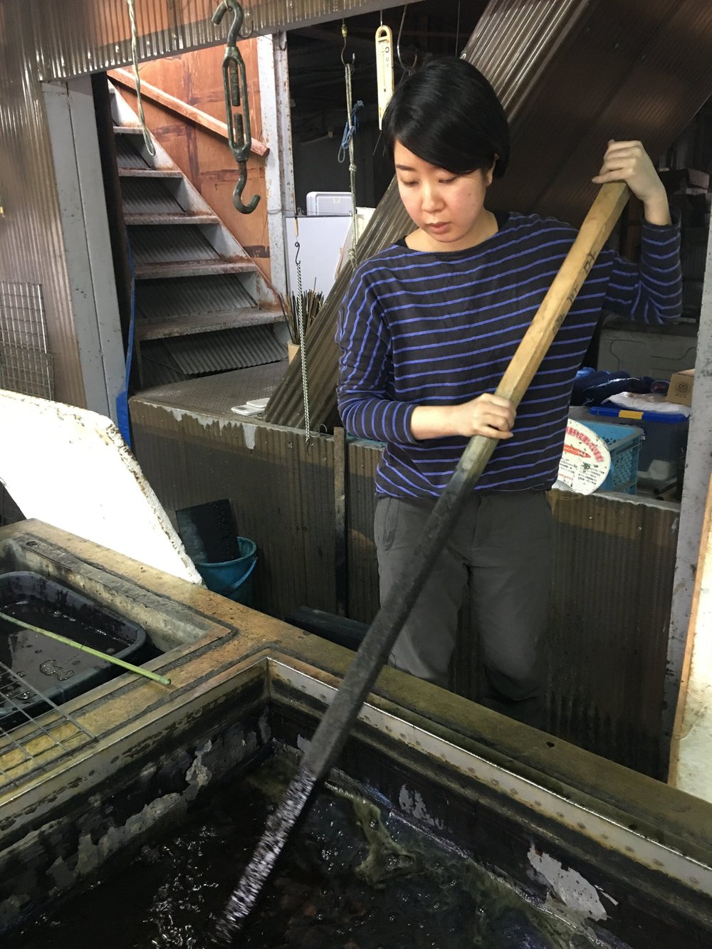 "Aizome" or The Art of Japanese Indigo Dyeing — Jeannine Cook