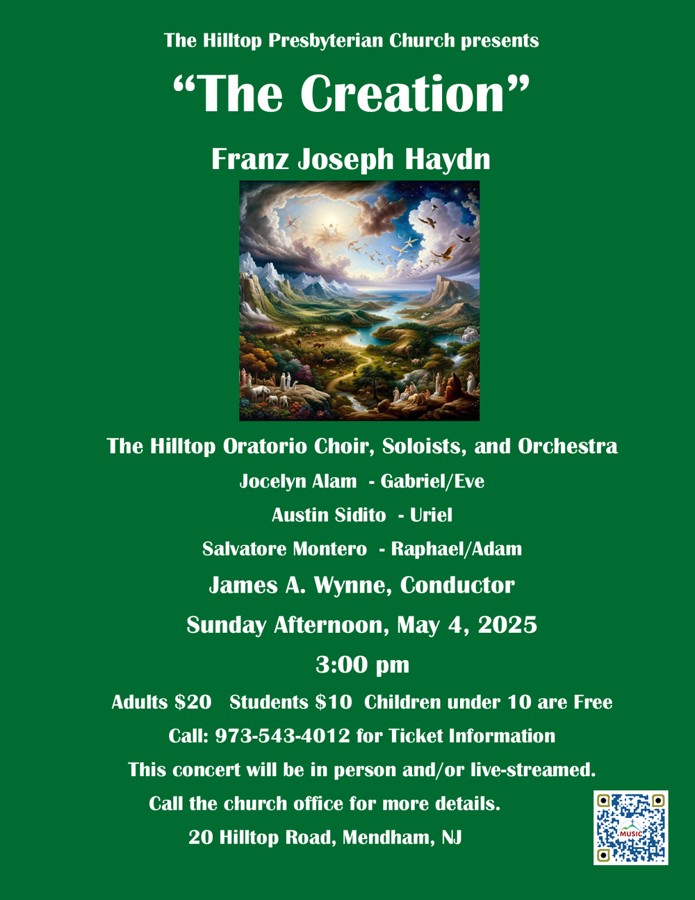 "The Creation" by Franz Joseph Haydn — Brookside Church