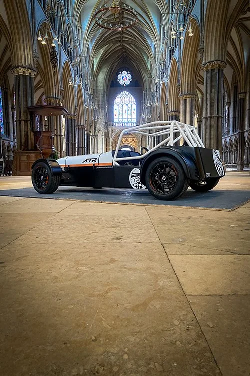 Our Zero Race Car is on display at Lincoln Cathedral for the Spark ...