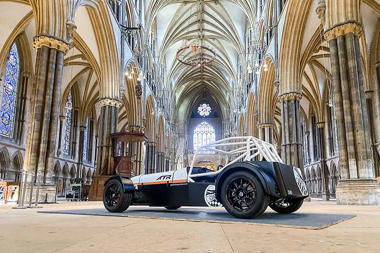 Our Zero Race Car is on display at Lincoln Cathedral for the Spark ...