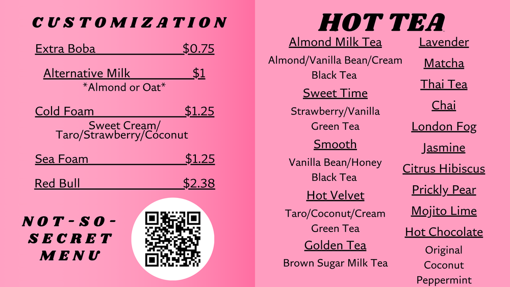 Menu — Boiseboba