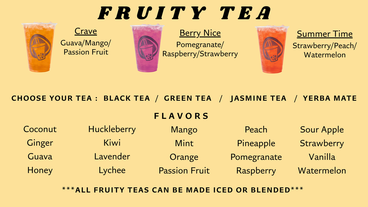 Menu — Boiseboba