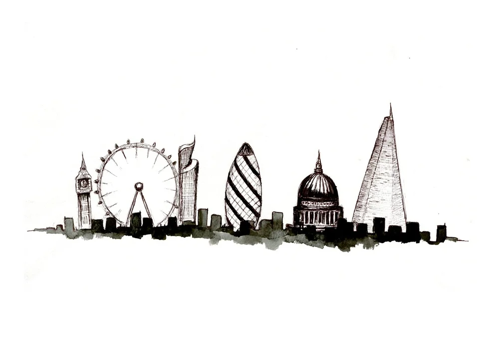 London Skyline Sketch