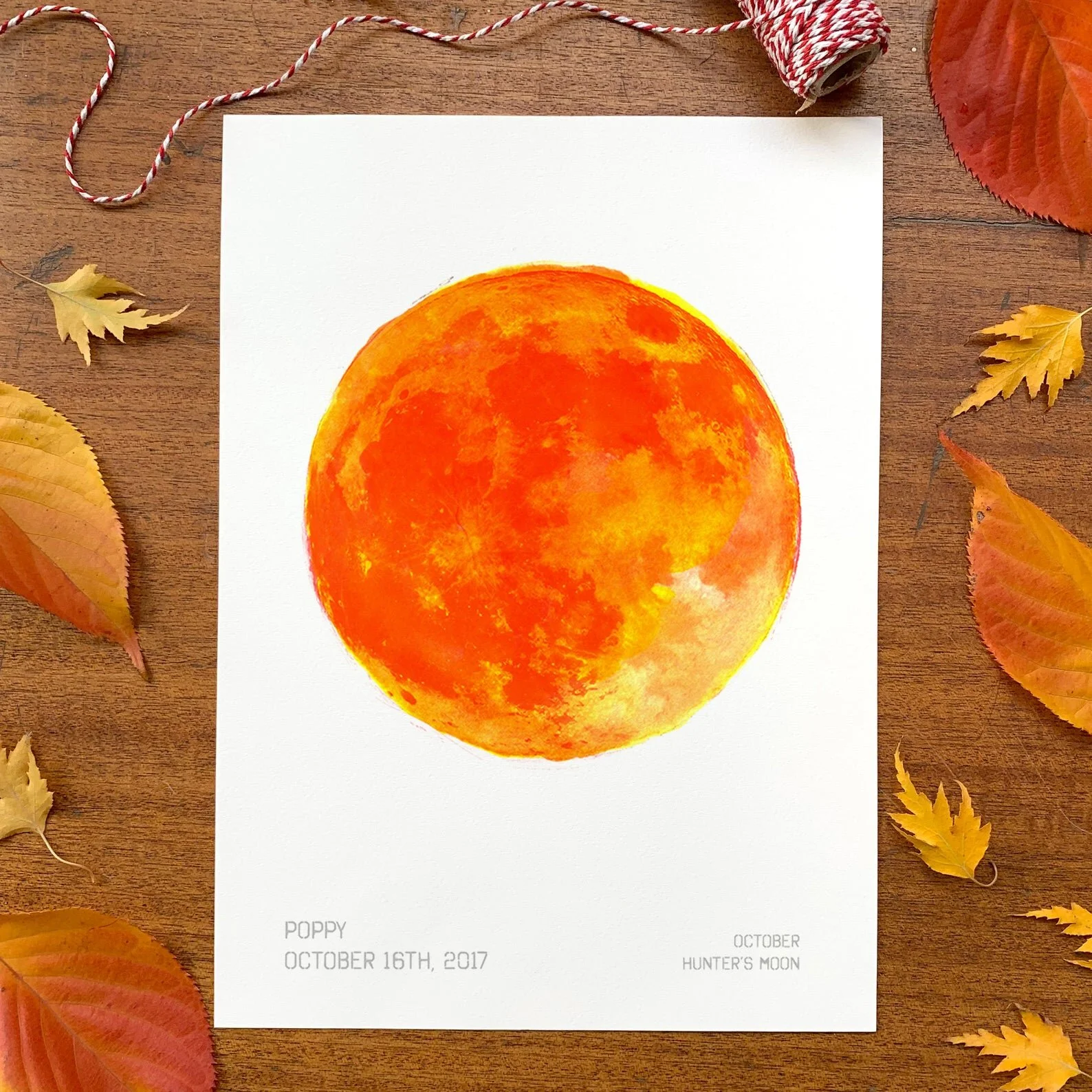 Full Moon Art Prints - Autumn offer — Drawn Together Art Collective ...