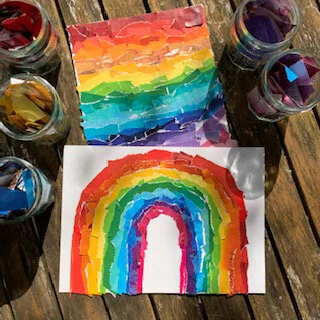 7 Rainbow Art Projects — Drawn Together Art Collective - Art Prints London