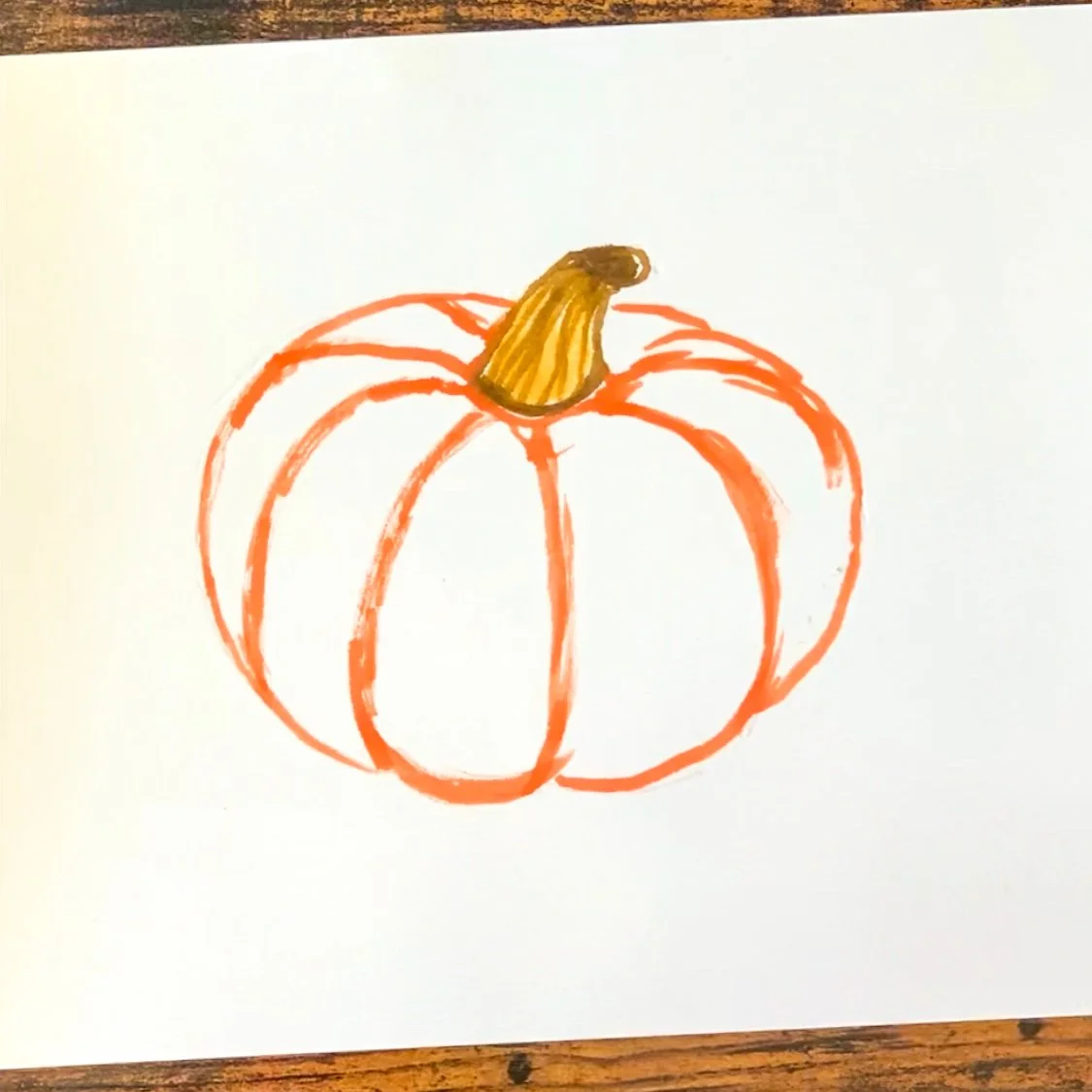 Autumn Art Project - Halloween Pumpkin — Drawn Together Art Collective ...