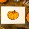 Autumn Art Project - Halloween Pumpkin — Drawn Together Art Collective ...