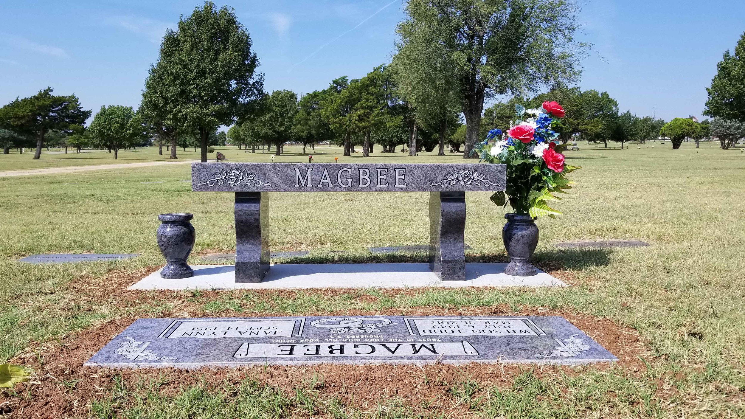 Benches — Southwest Monument & Bronze Memorials