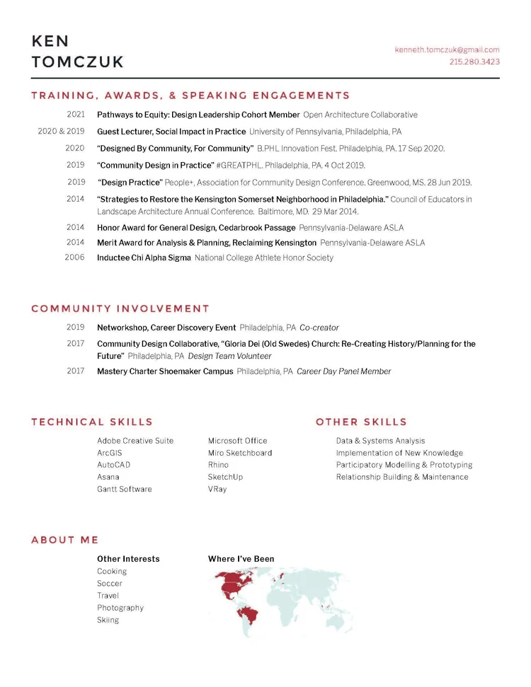 Resume — Ken Tomczuk