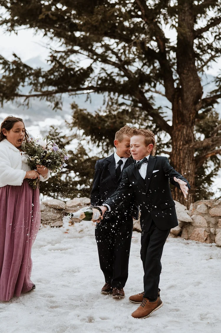 Bridget + Jonathon | Intimate Ceremony & Panoramic Mountain Elopement ...