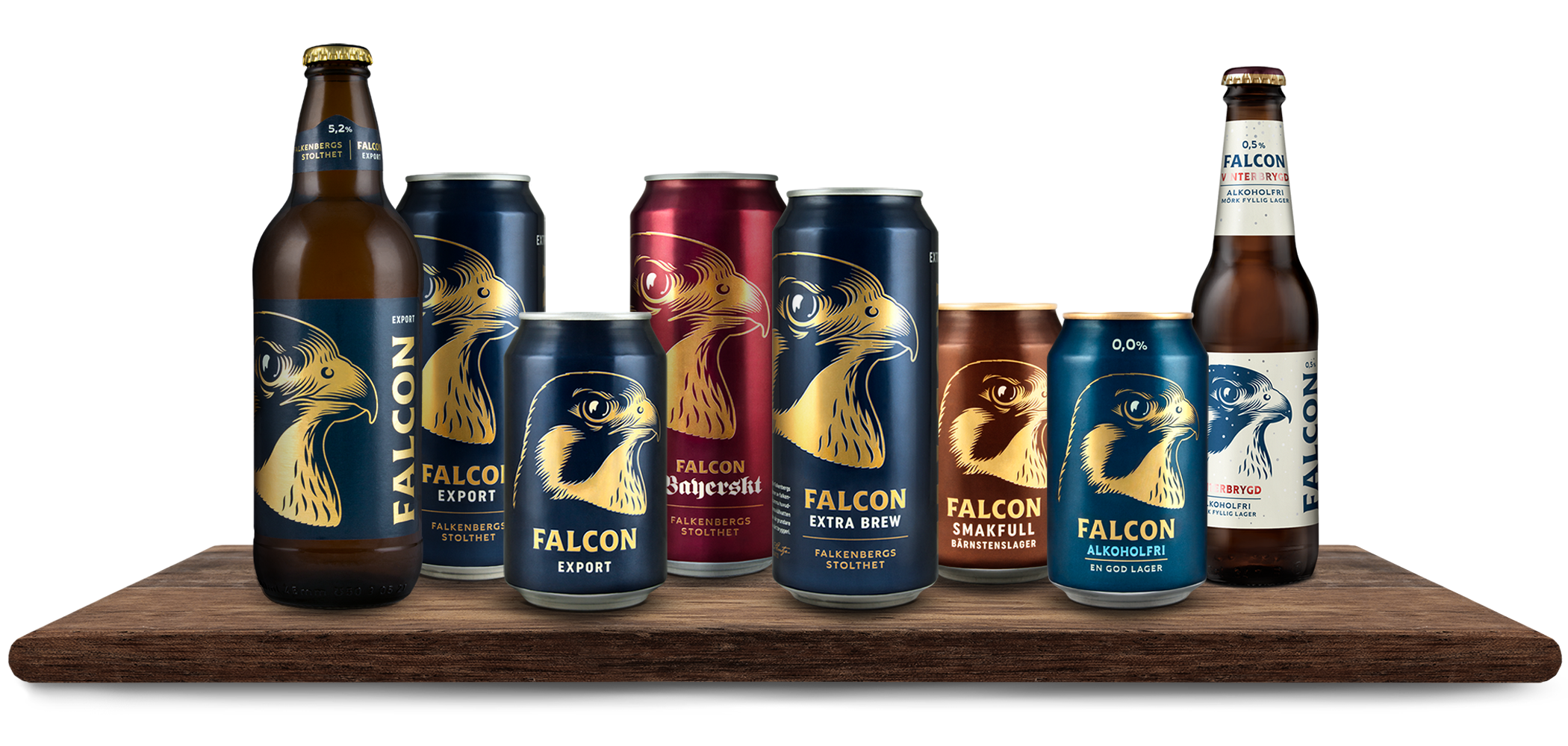 Falcon – Ölsorter