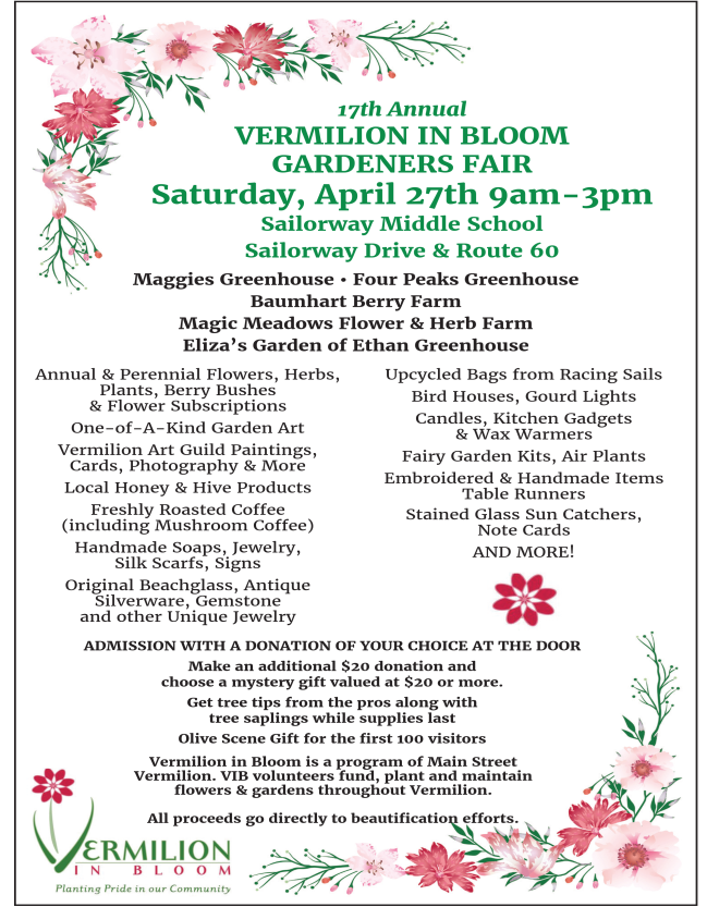 Vermilion in Bloom — Main Street Vermilion