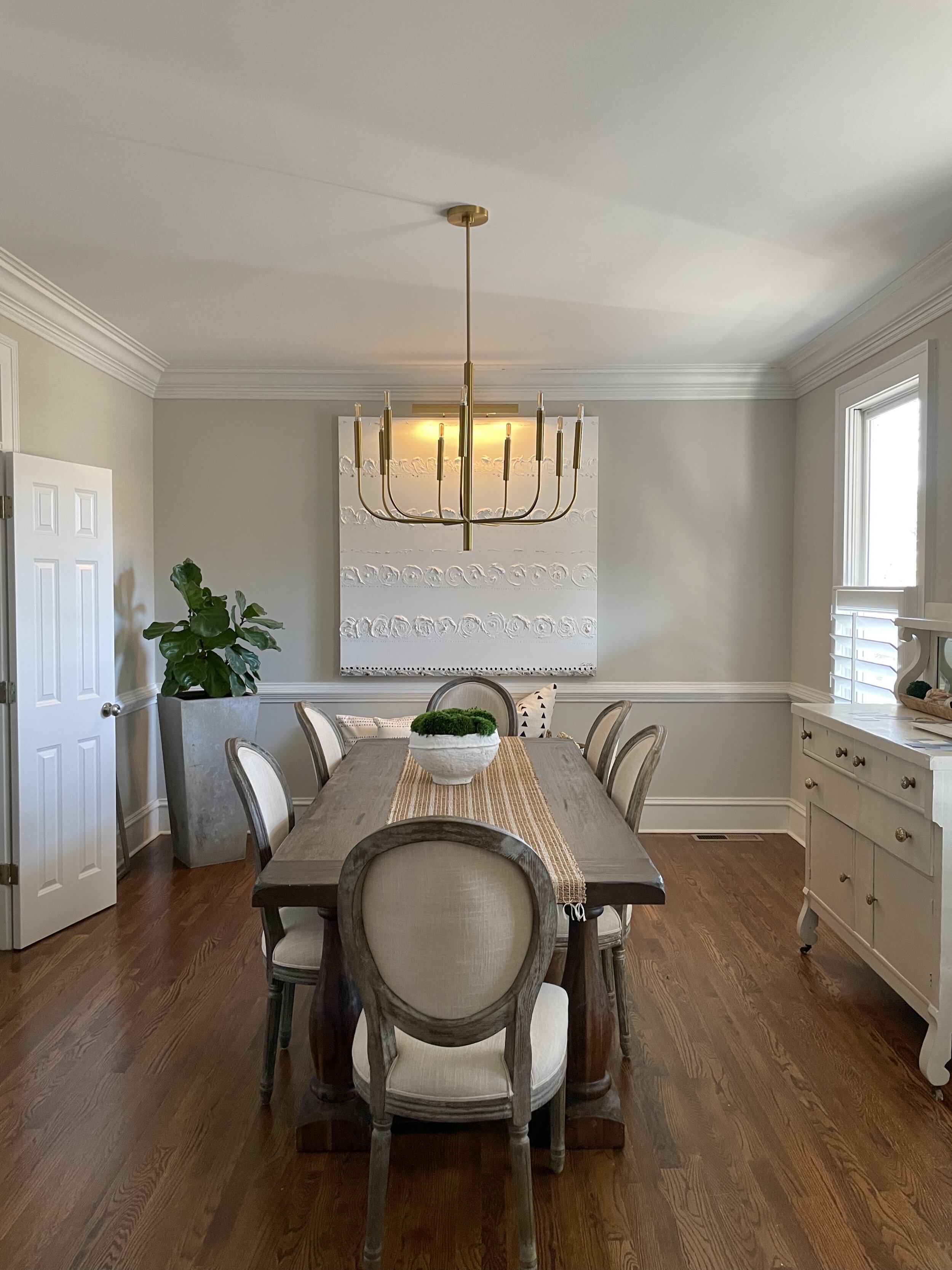 Two Color Dining Room