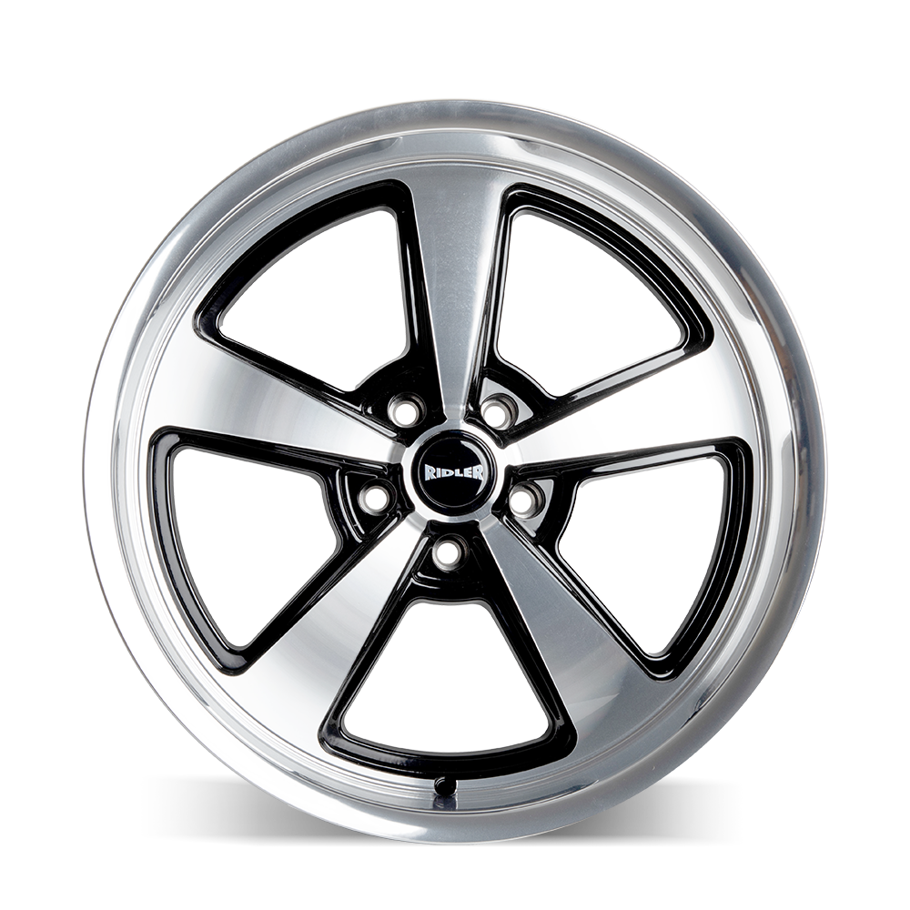 Ridler Wheels — 652 Gloss Black Diamond Face
