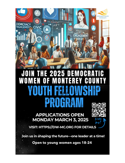 Youth Fellowship Program — Democratic Women of Monterey County