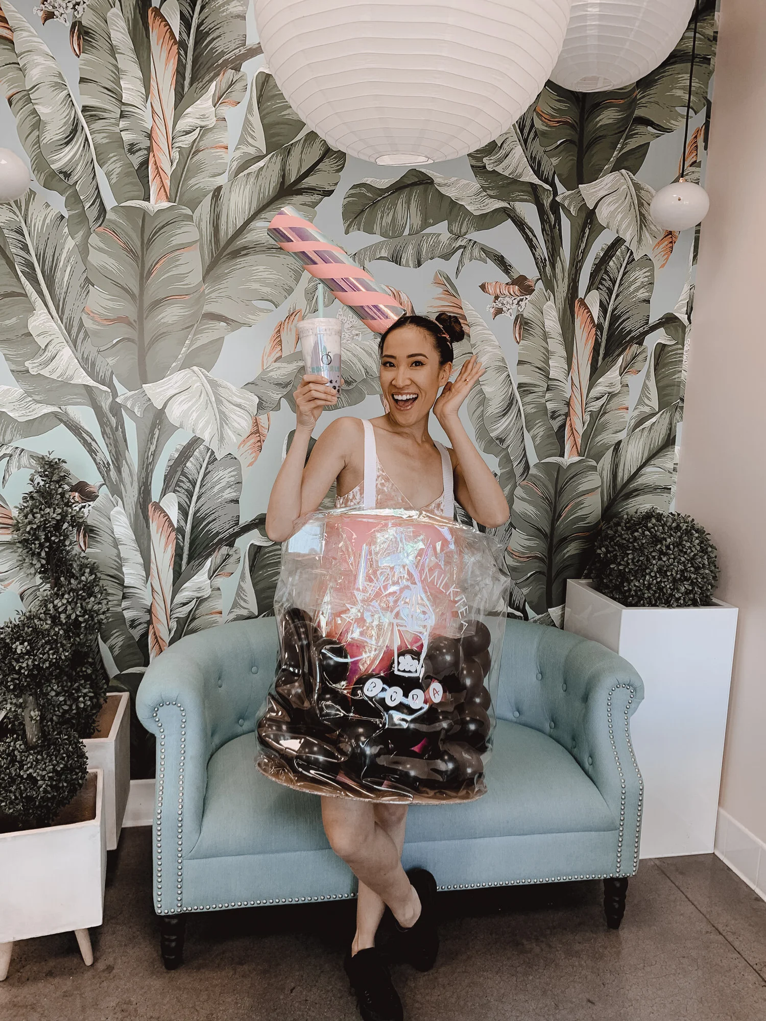 DIY Boba Bubble Tea Cup Halloween Costume — AMANDA N HAMMOND