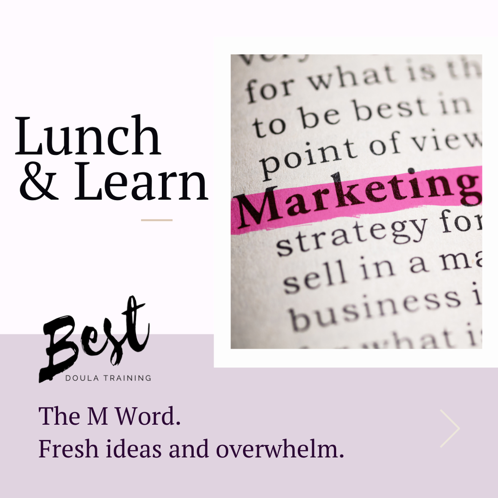 BEST Doula Training Lunch and Learn — Best Doula Training