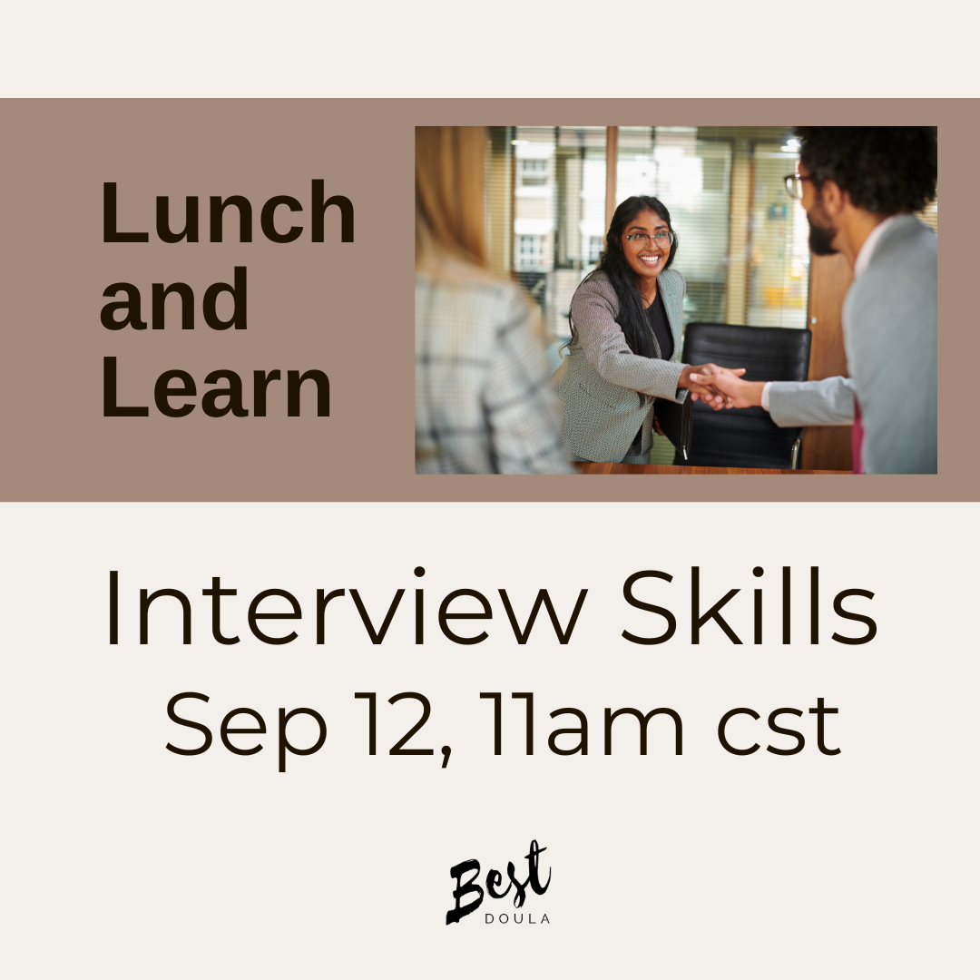 BEST Doula Training Lunch and Learn — Best Doula Training