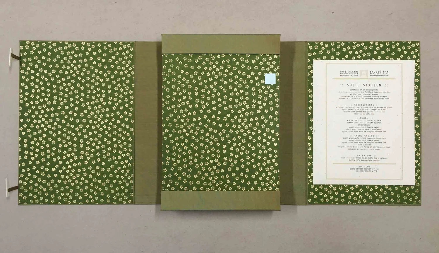 BOOKarts of Sue Allen - Studio Ink — Sue Allen Studio . Ink