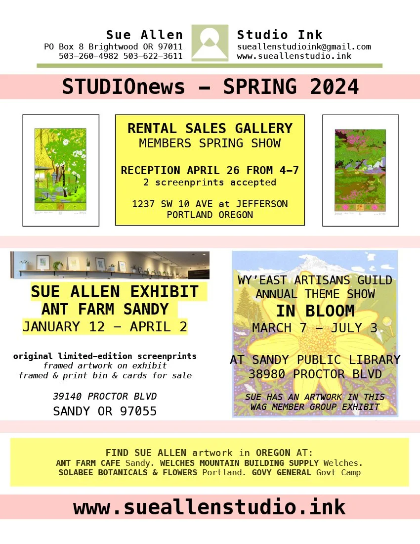 Sue Allen Studio . Ink