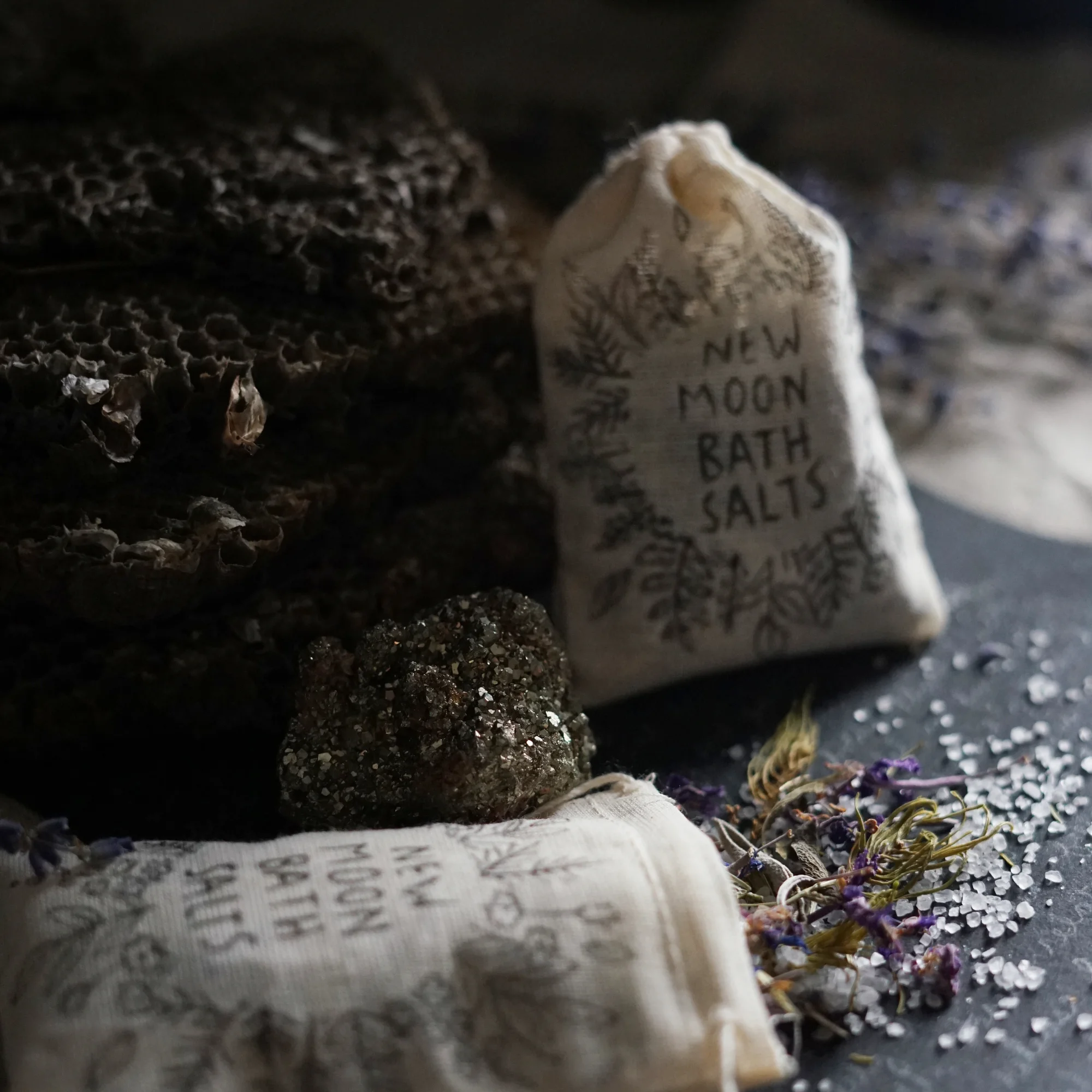 New Moon Bath Salts and Full Moon Bathing — The Wondersmith