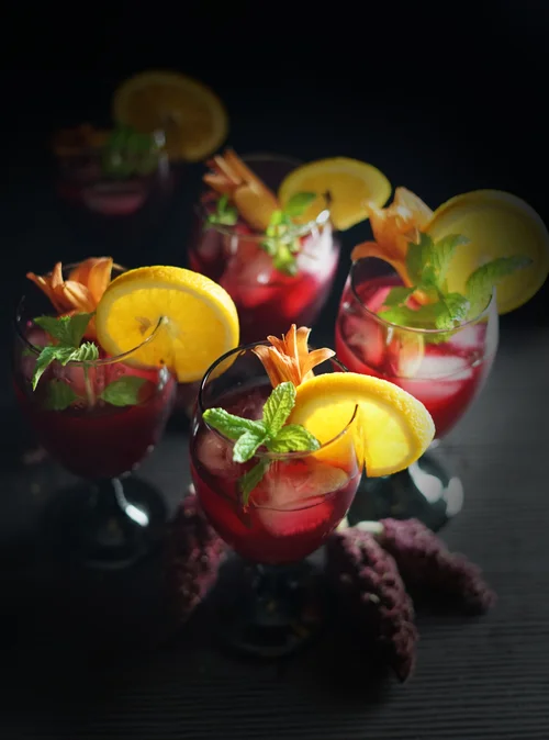 Replenishing Summer Punch (with sumac, rose, hibiscus, nettle, mallow ...
