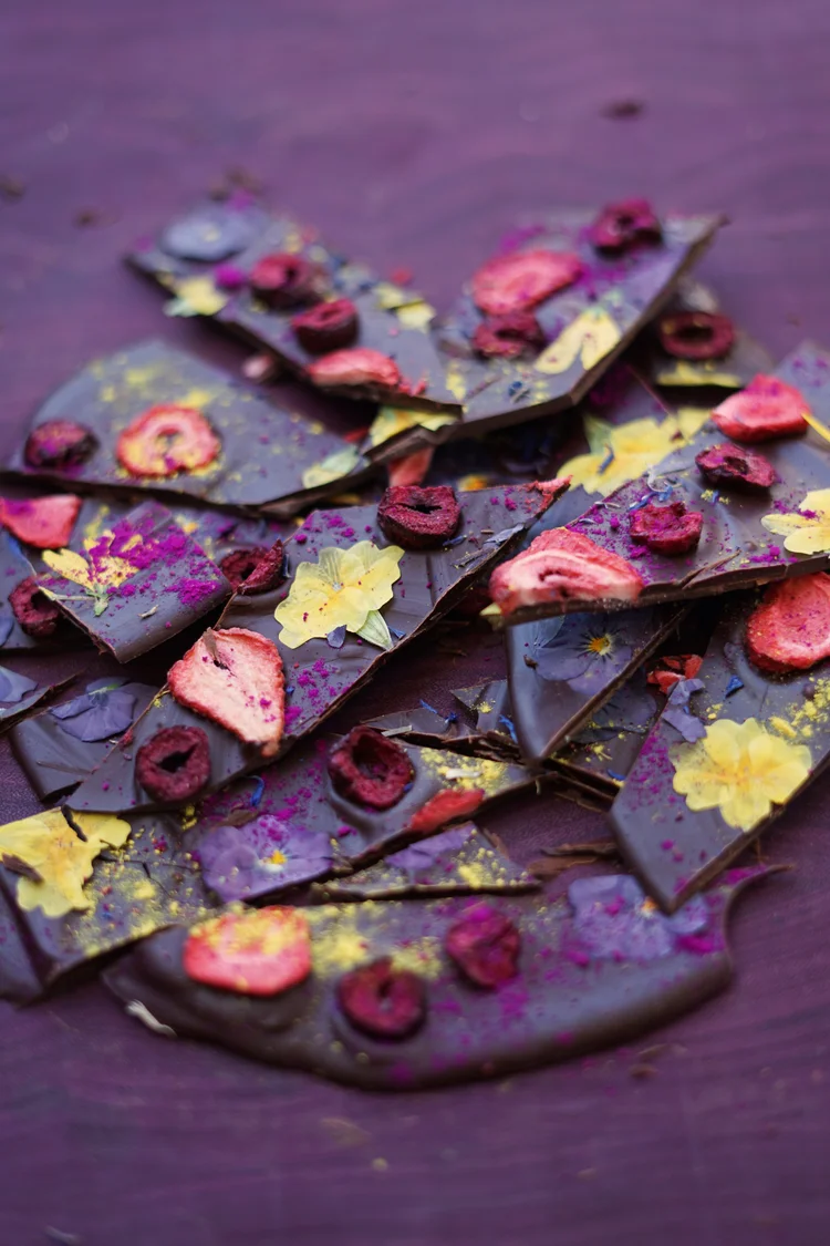 Foraging For the Joy of it: Wildflower Chocolate Bark — The Wondersmith