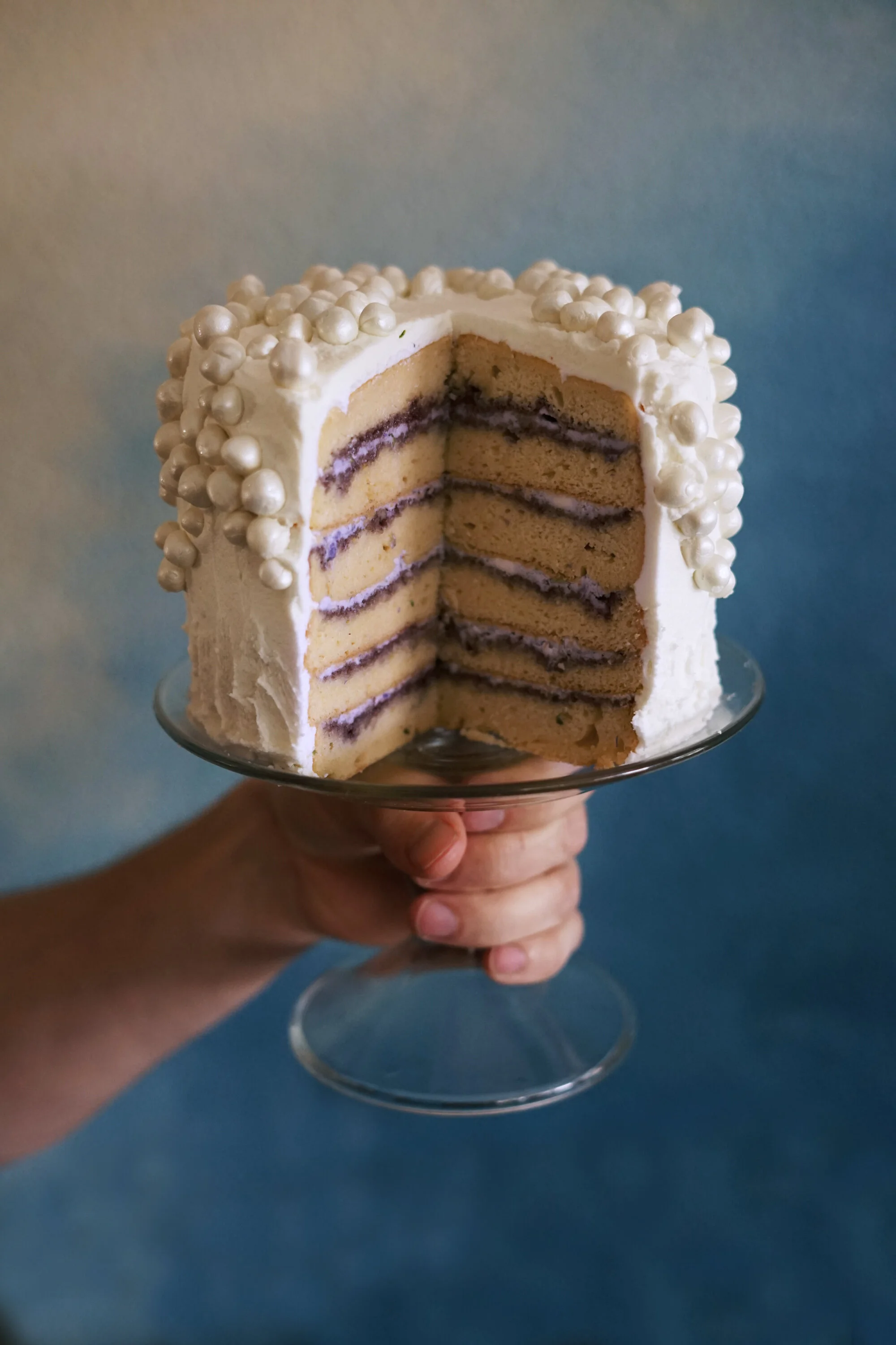 Pantry Pearls: Wild Violet Surprise Cake — The Wondersmith