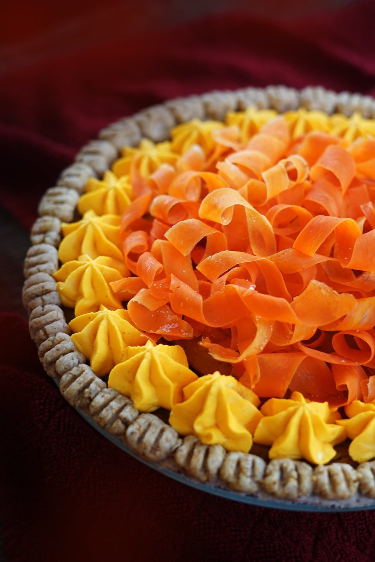 Wild Spiced Curly Carrot Pie: An Ode To Autumnal Orange — The Wondersmith