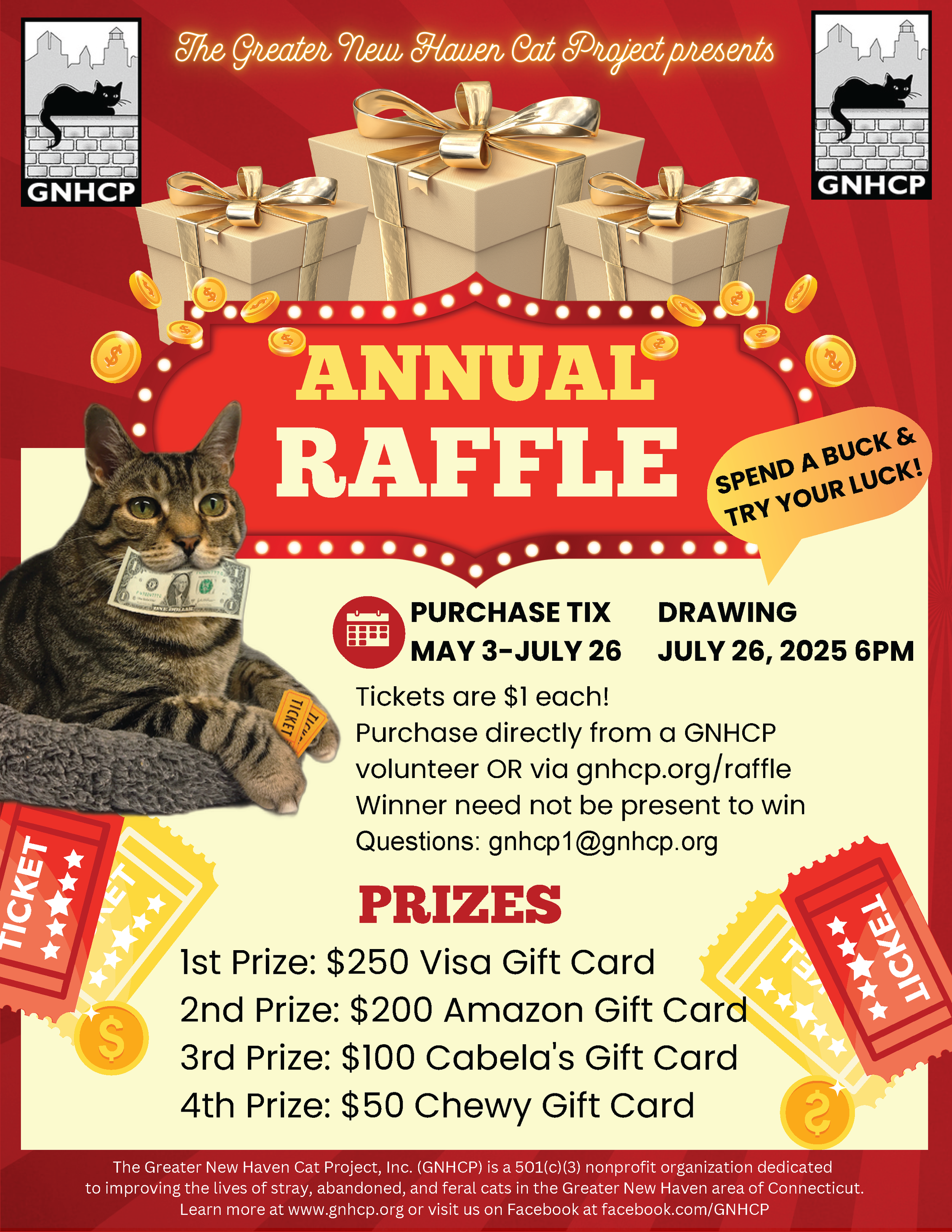 GNHCP Raffle — The Greater New Haven Cat Project, Inc