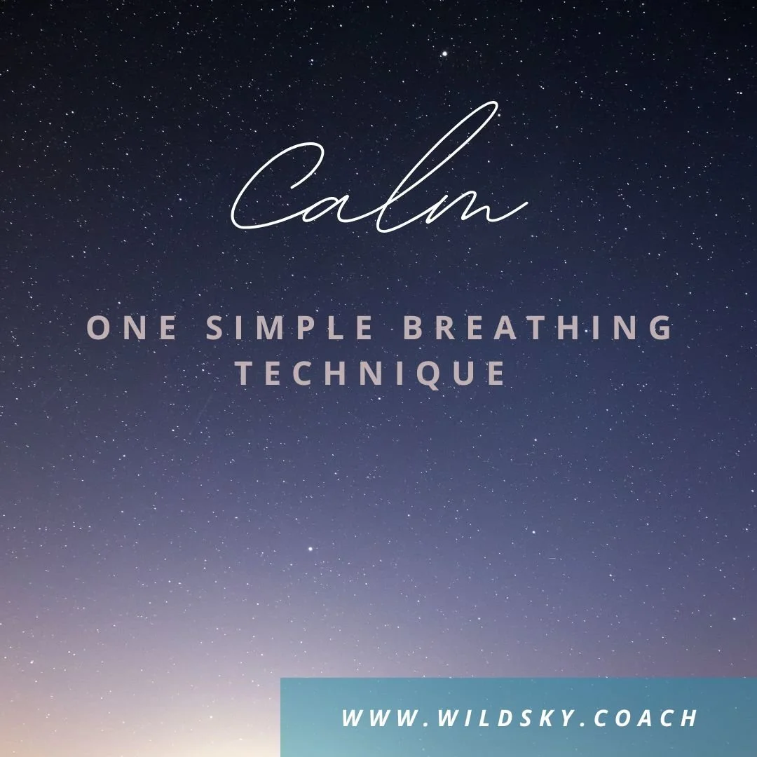 one simple breathing technique you can use to calm your day — Wild Sky ...