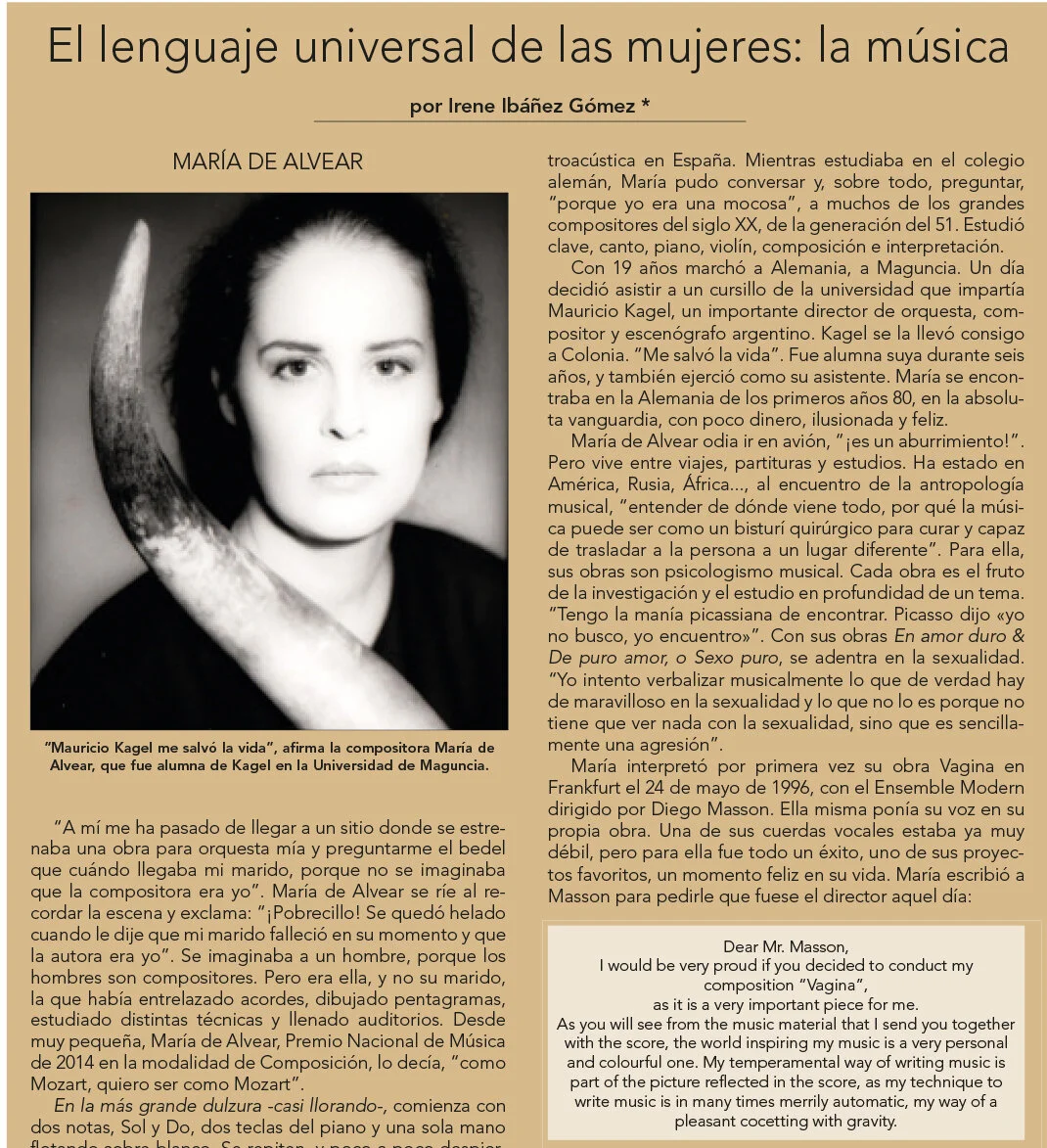 Archiv — Maria de Alvear I Composer