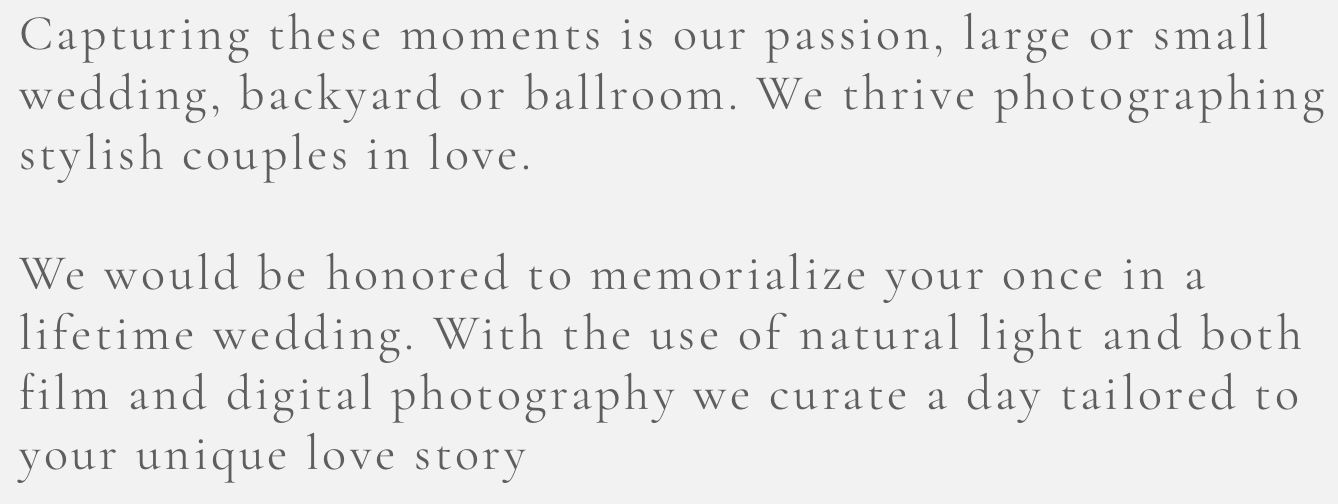 Portfolio — Magda & Simon Photography