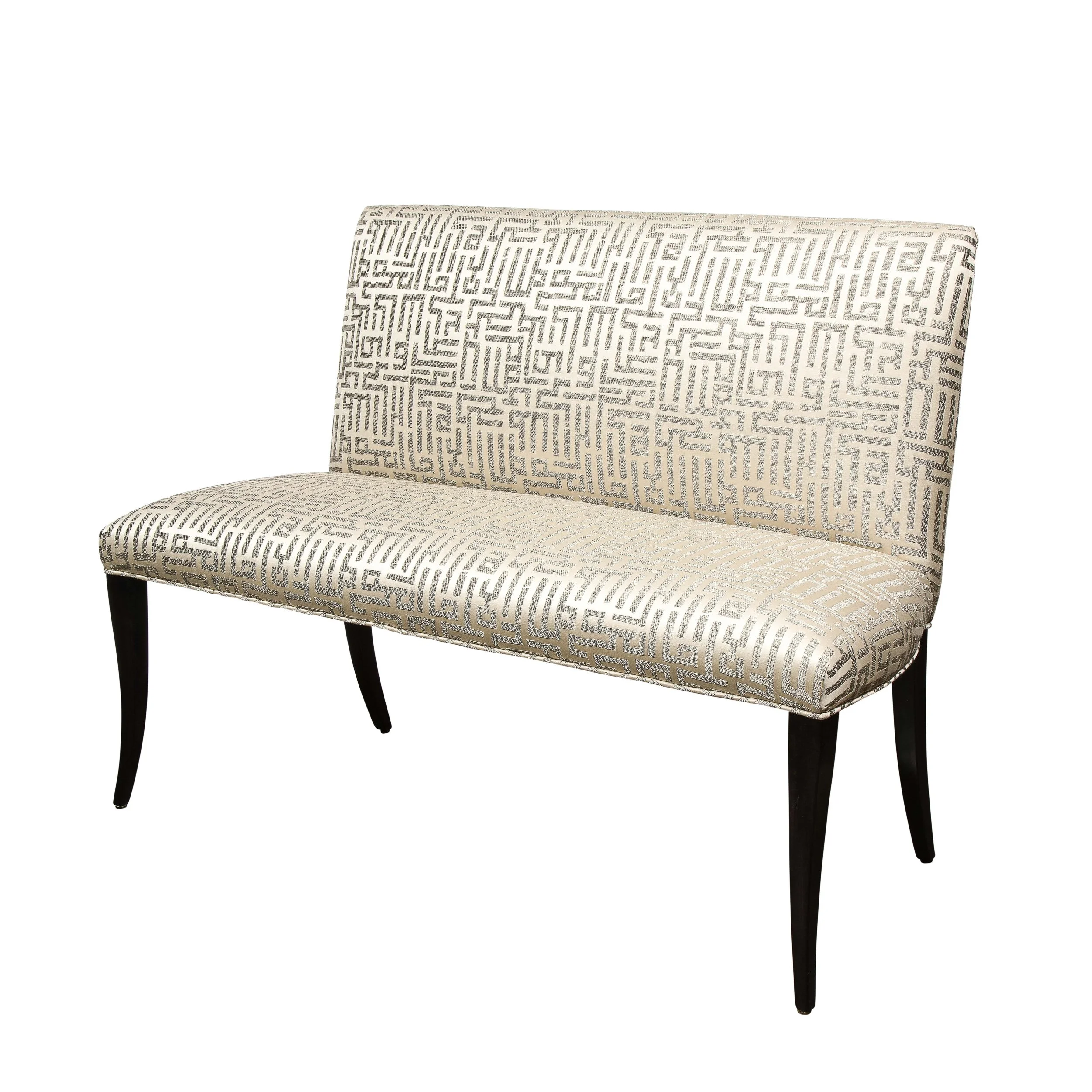 Mid-Century Modern Bench with Saber Style Legs 'American, circa 1950 ...