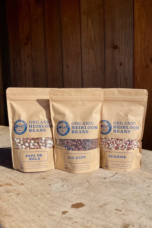 Shop Organic Heirloom Beans — Blue House Farm