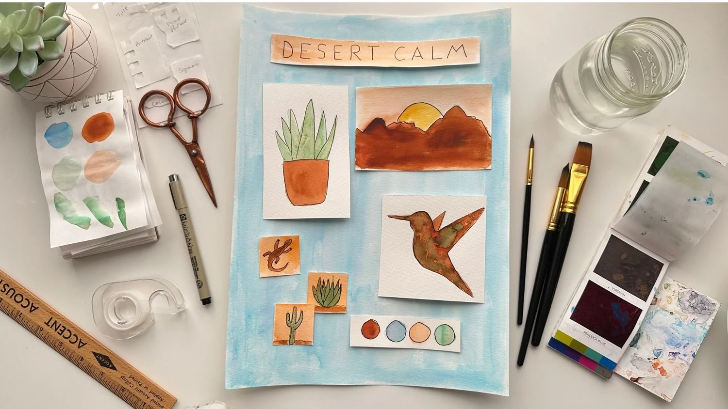 Watercolor Mood Boards — Octopus Connection