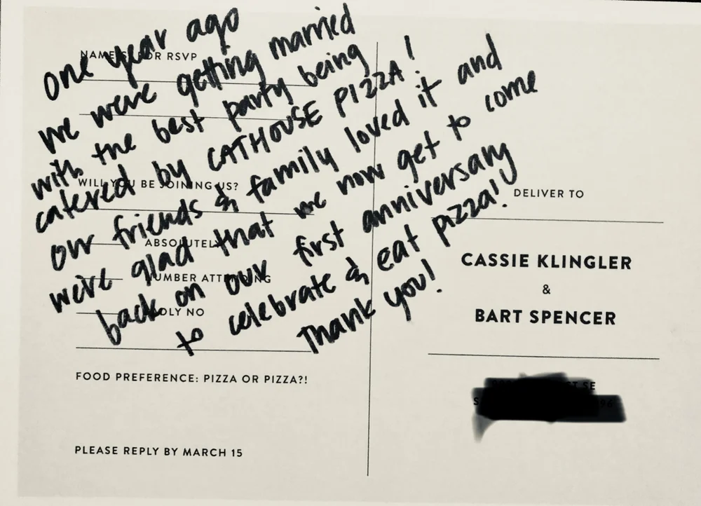 Catering — Cathouse Pizza