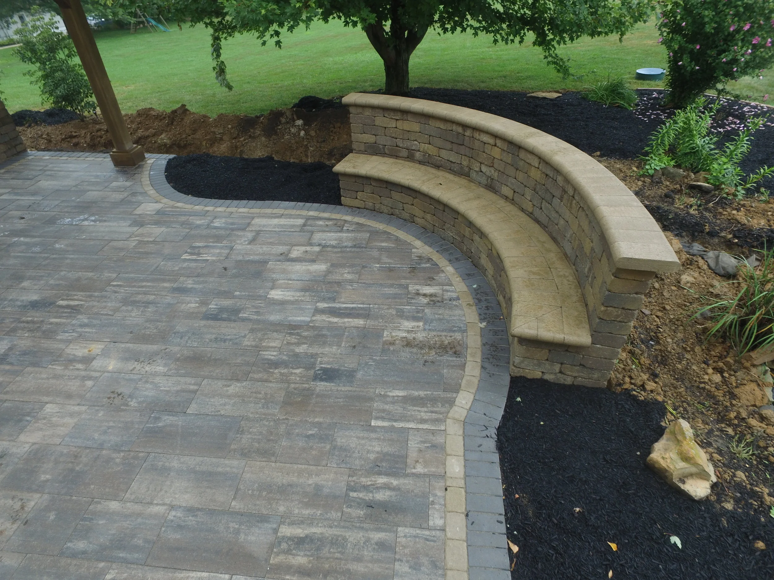 Retaining Walls & Seat Walls — 9 Trees Landscape Construction