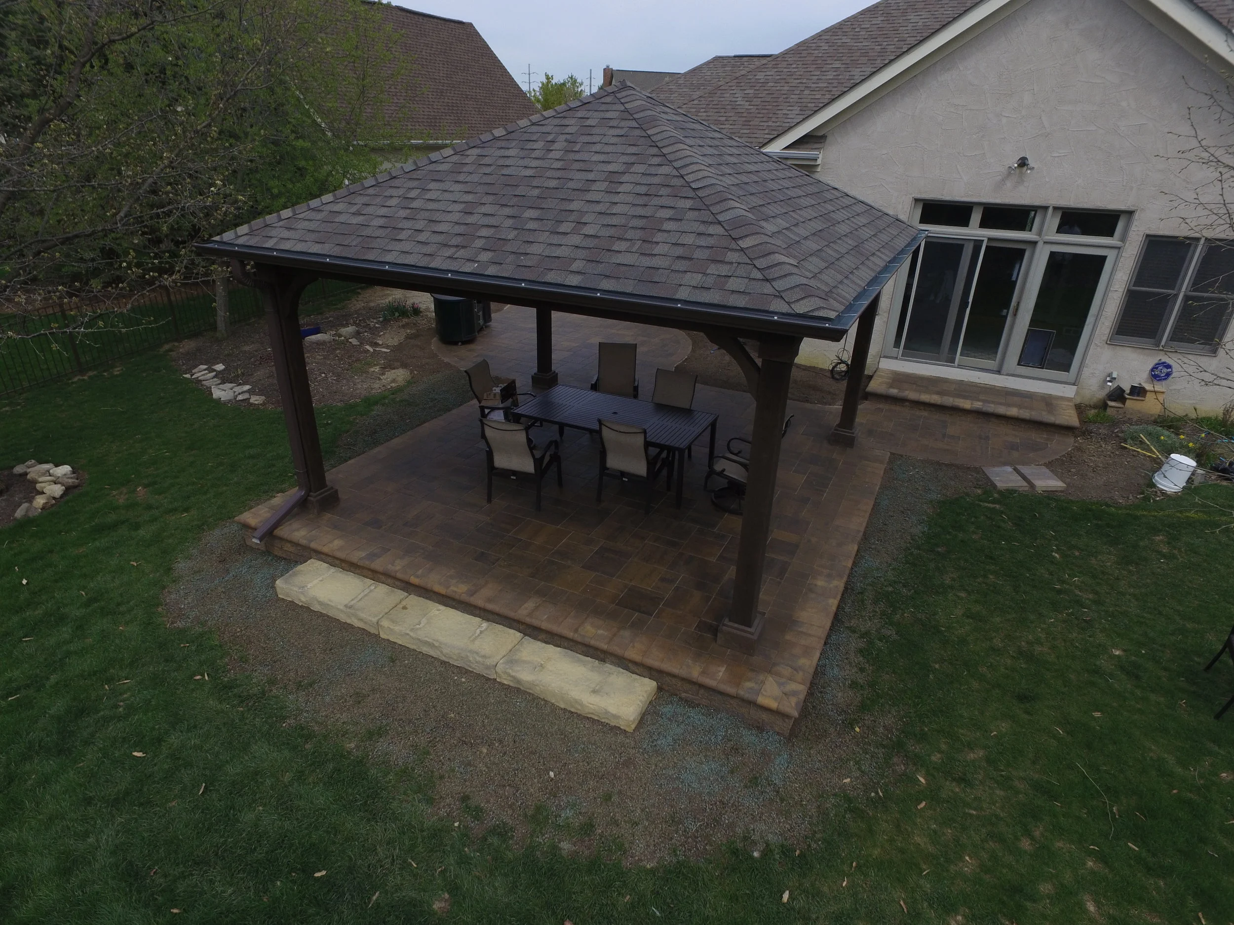 Pergolas and Pavilion patio Structures — 9 Trees Landscape Construction