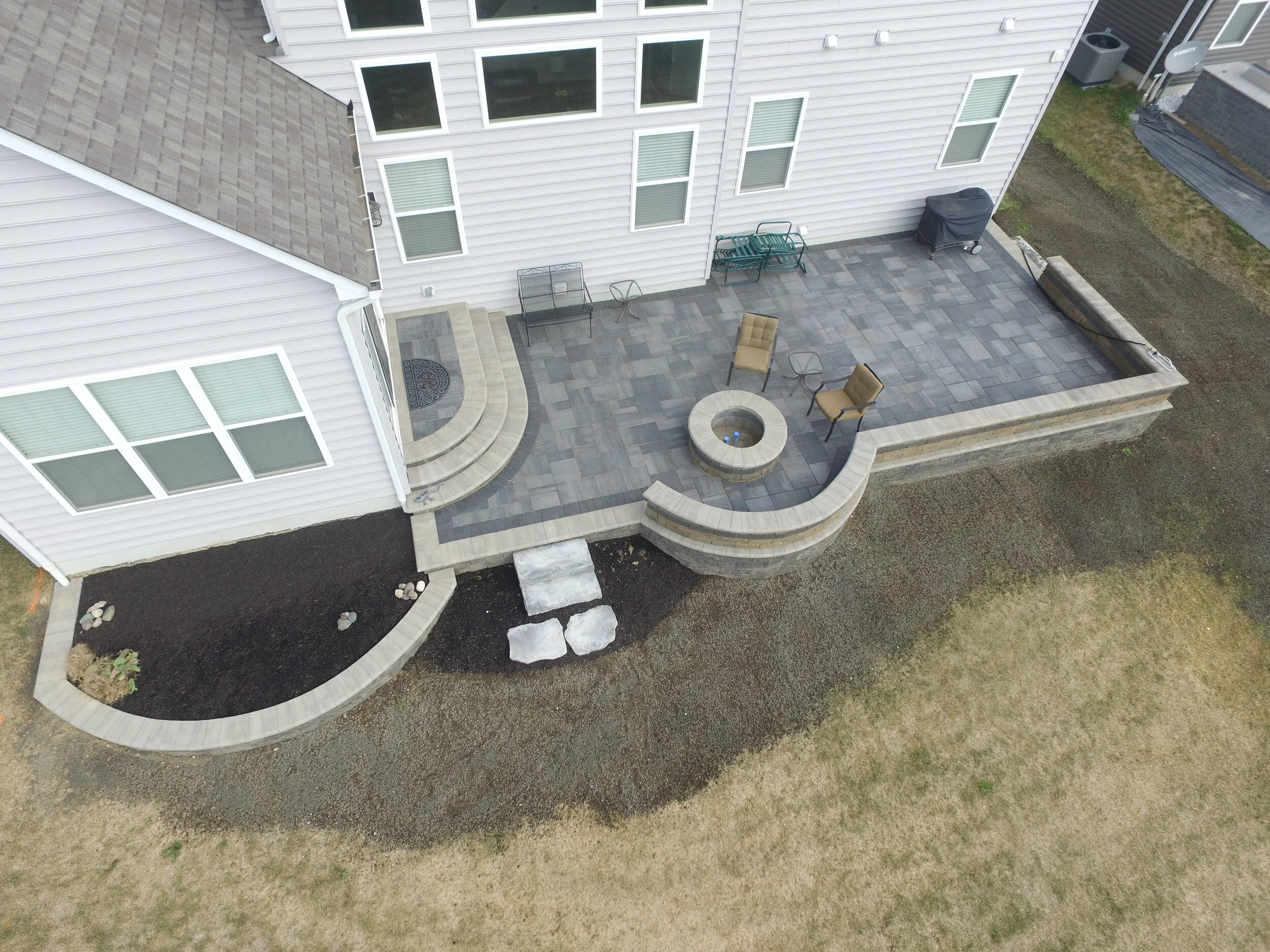 Paver Patio; Outdoor Living; Patio Design — 9 Trees Landscape Construction