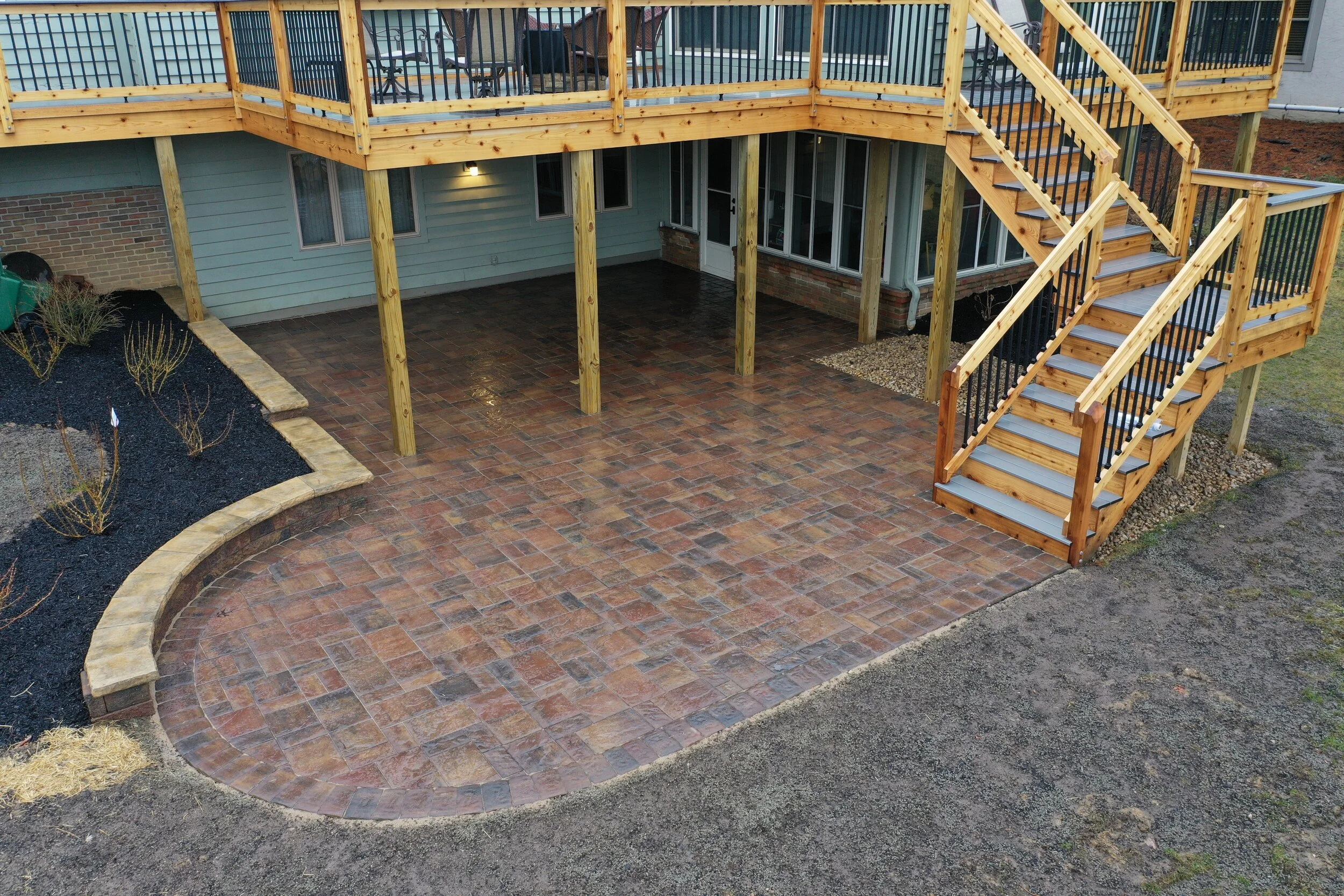 Paver Patio; Outdoor Living; Patio Design — 9 Trees Landscape Construction