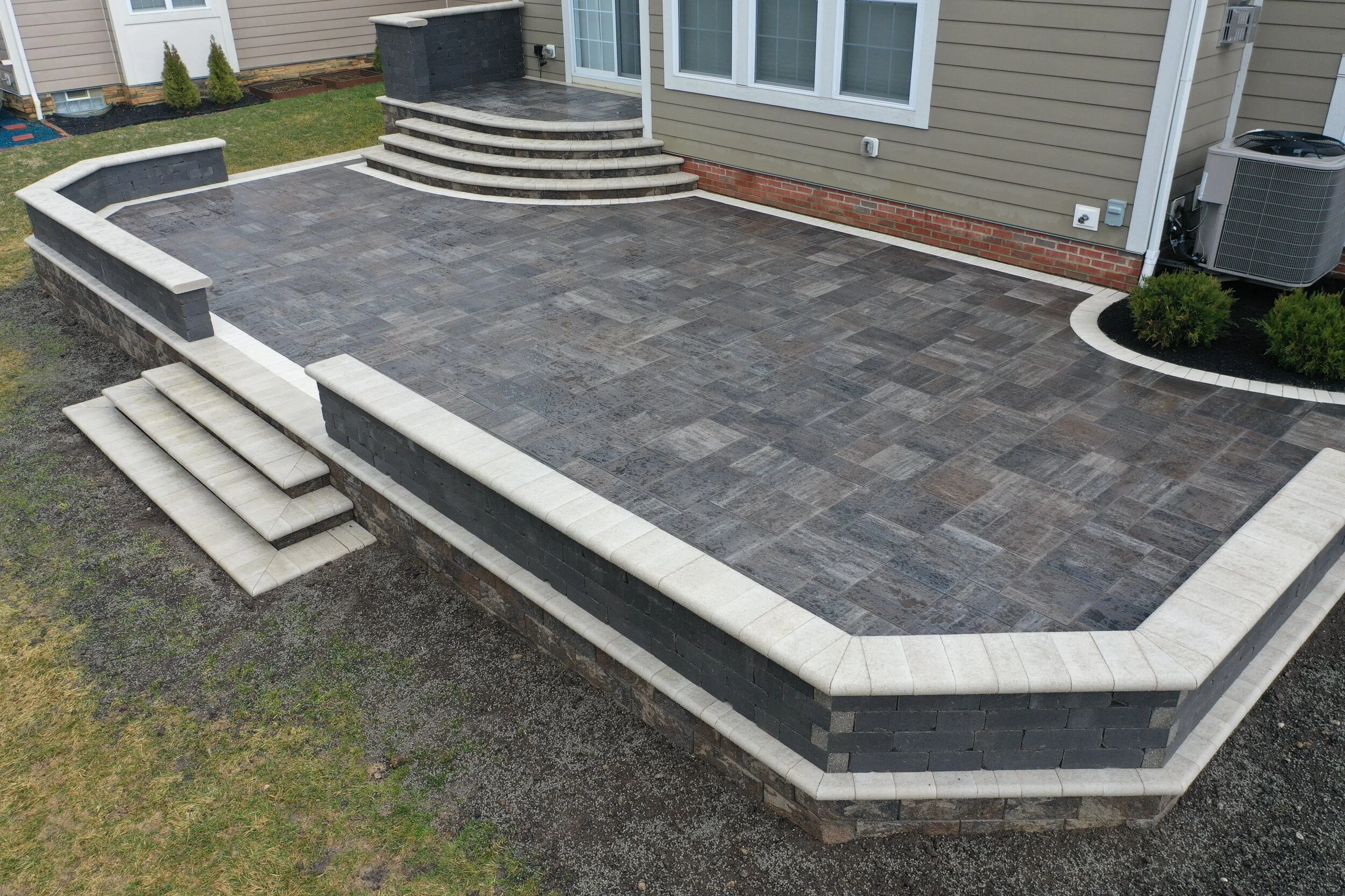 Paver Patio; Outdoor Living; Patio Design — 9 Trees Landscape Construction