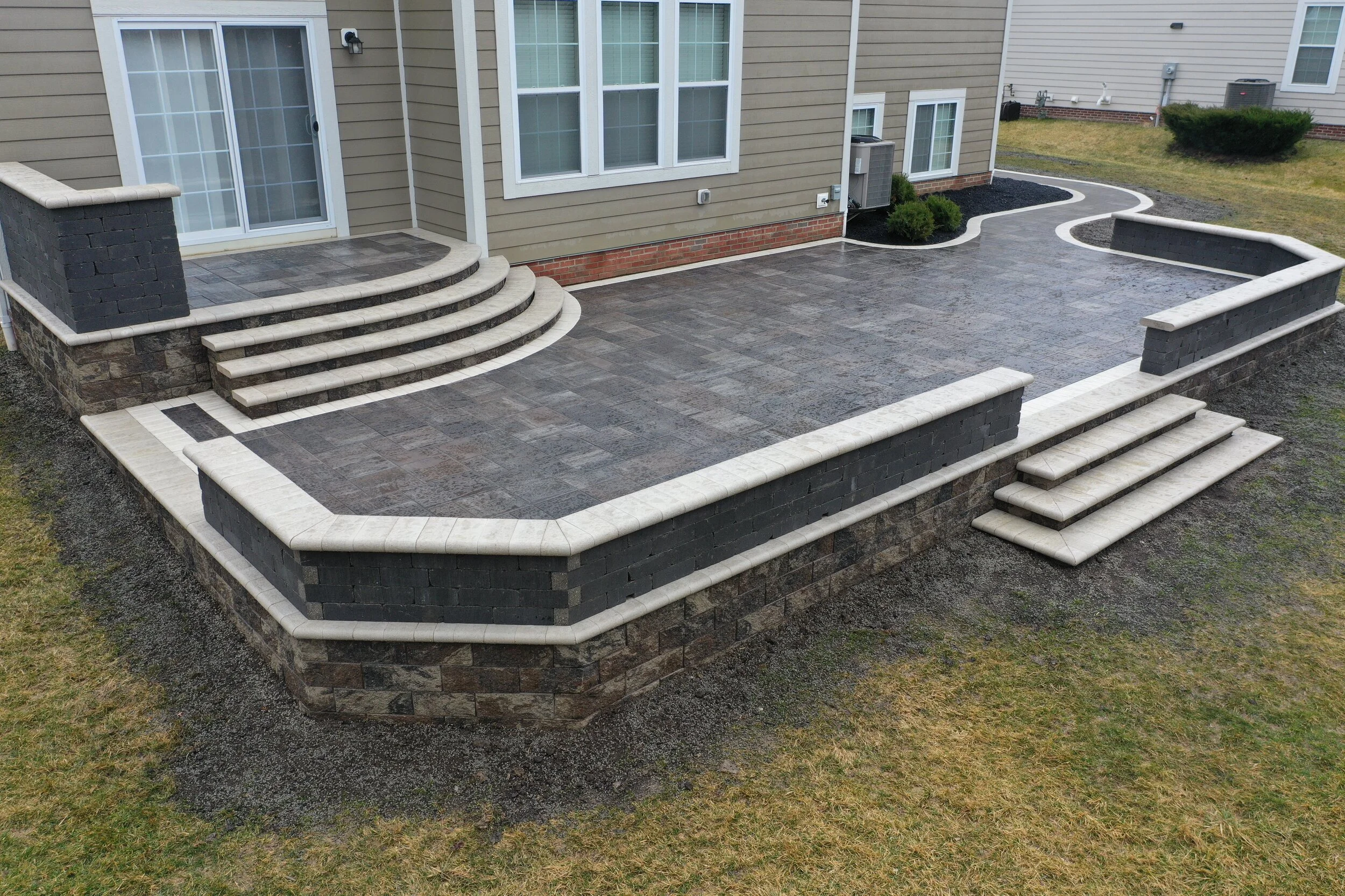 Retaining Walls & Seat Walls — 9 Trees Landscape Construction