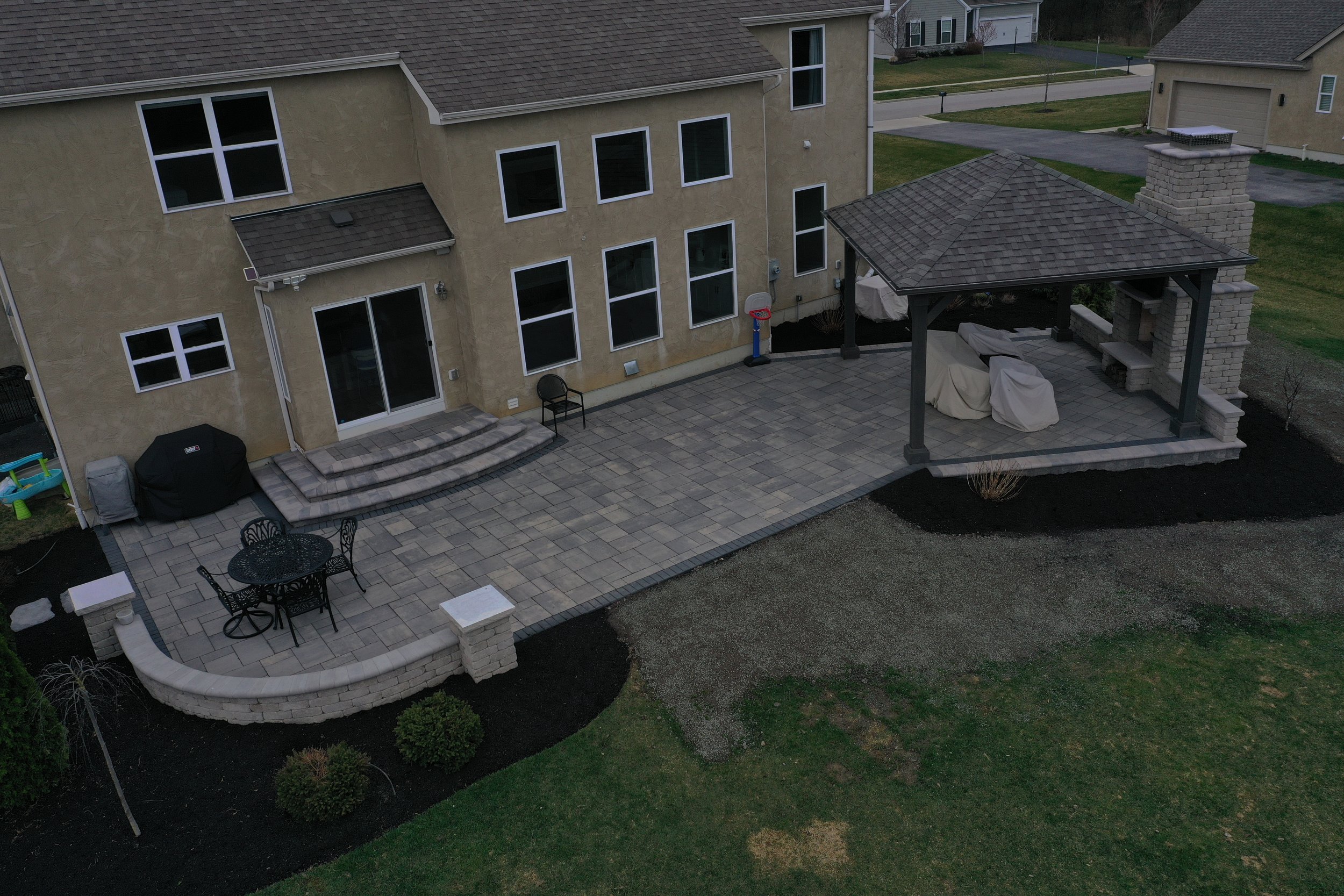 Paver Patios & Driveways — 9 Trees Landscape Construction