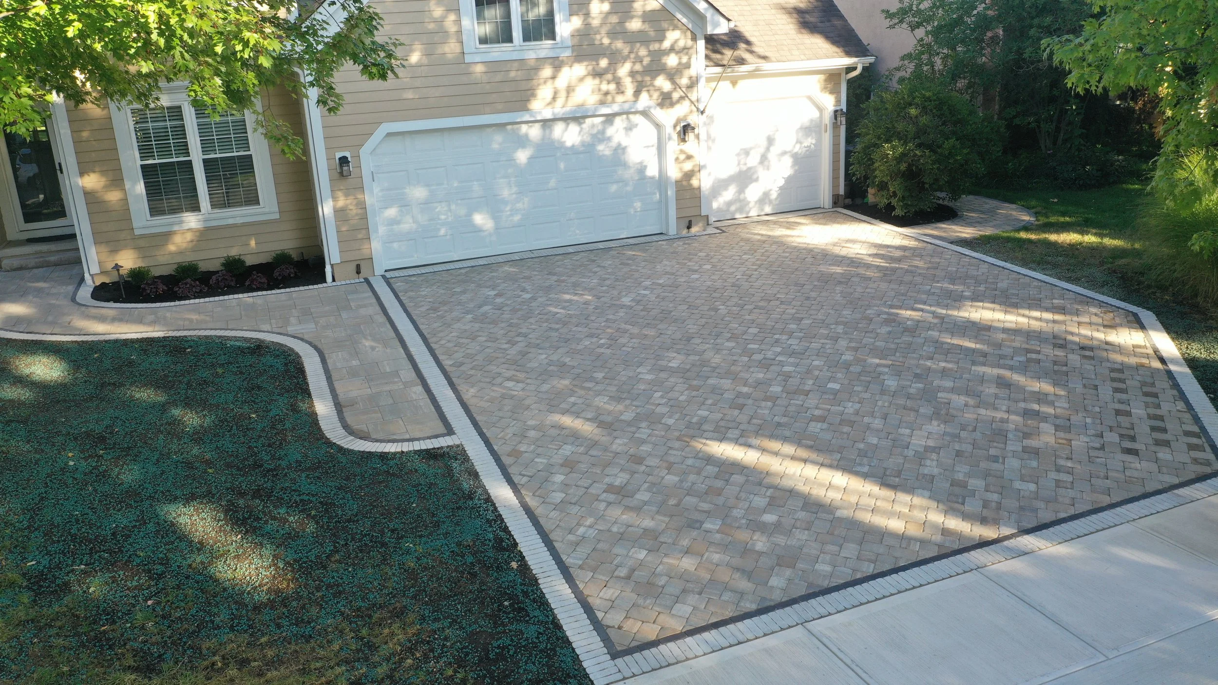 Paver Patio; Outdoor Living; Patio Design — 9 Trees Landscape Construction