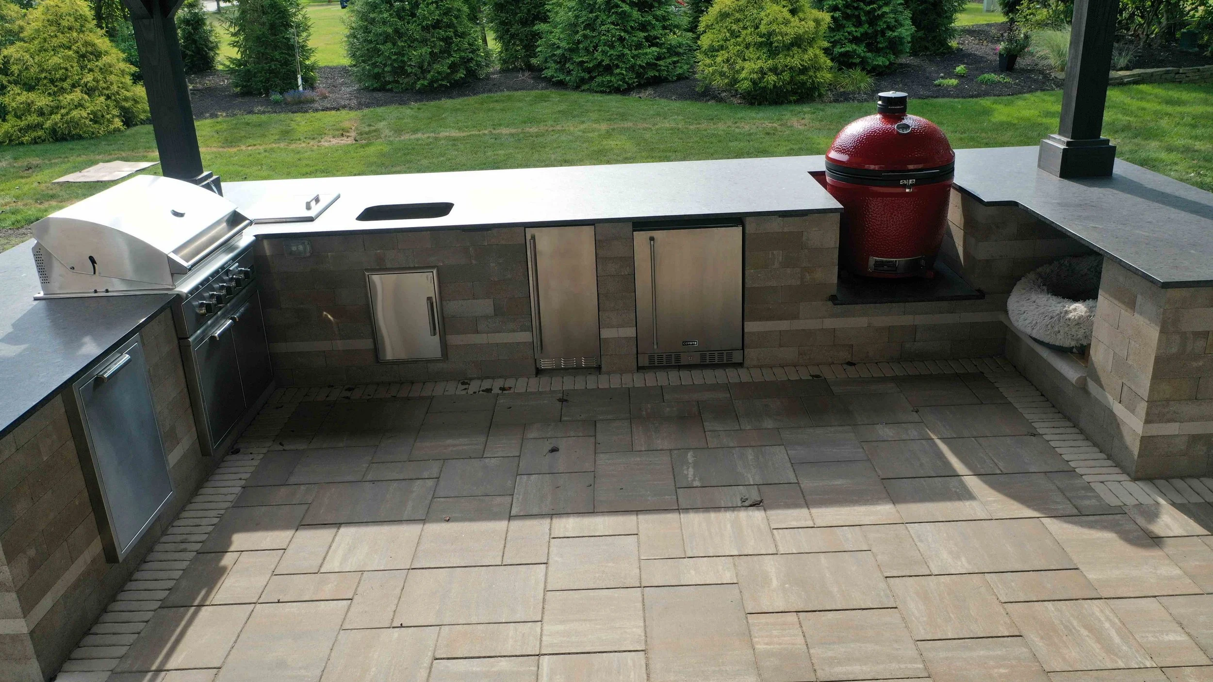Outdoor Kitchens and Built In Grills — 9 Trees Landscape Construction