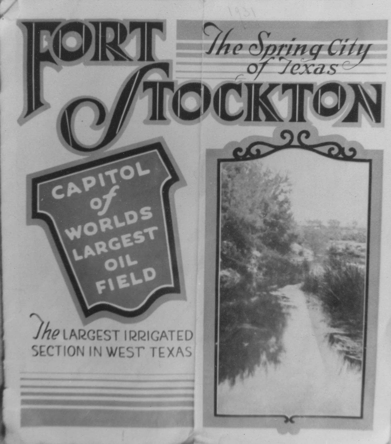 Comanche Springs — Pecos County Historical Commission