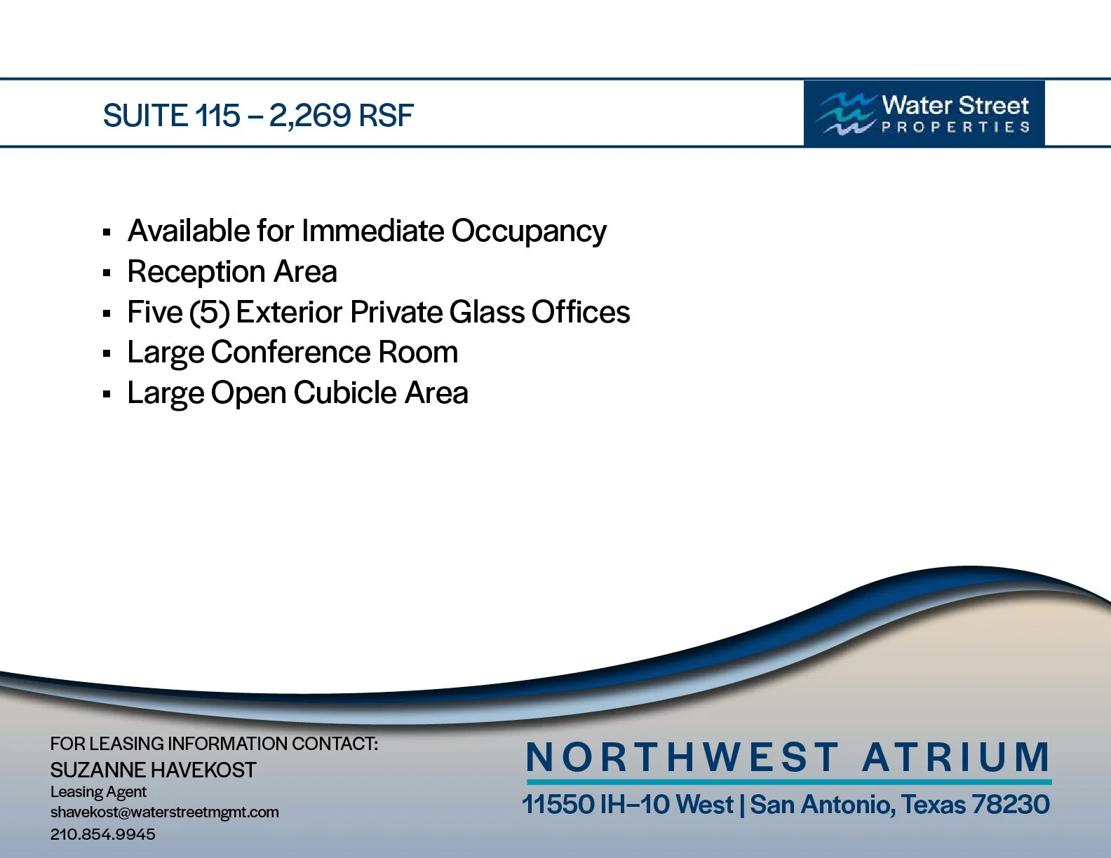 Suite 115 - 2,269 RSF — Northwest Atrium